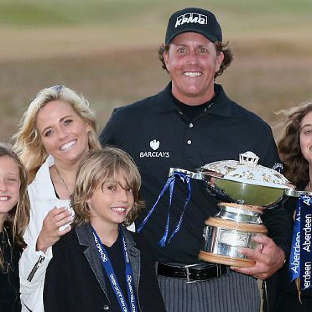 Phil & family // Getty Images - Muzu - Nación Golf